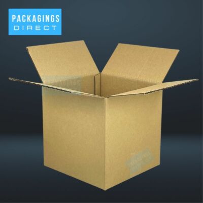 500x Brown Cube Mailing Boxes 300 x 300 x 300mm Regular Shipping Carton ...