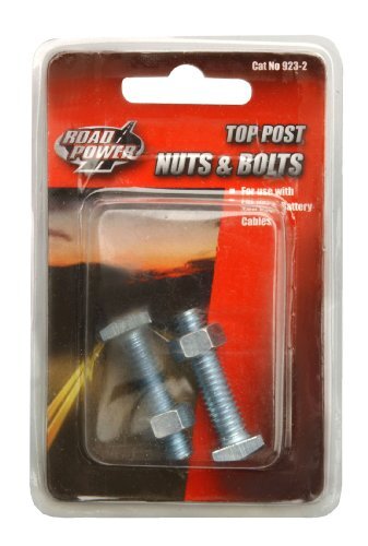 Woods Road Power 9232 Top Post Battery Terminal Bolts And Nuts 2pack ...