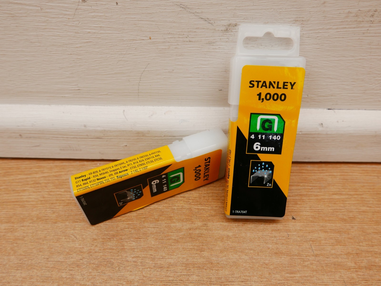 2000 X 6MM STANLEY TYPE G ARROW T50 140 STAPLE TACKER STAPLES TRA704T ...