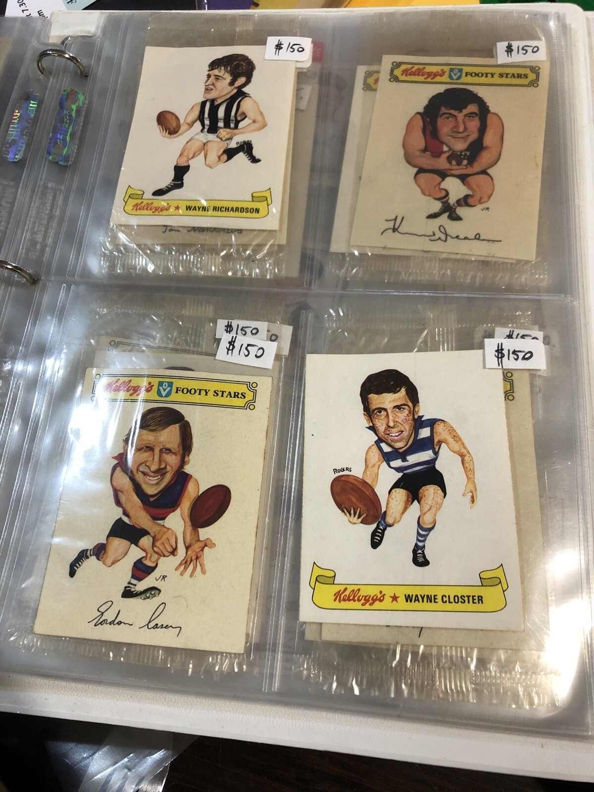 1973 KELLOGGS VFL STICKER IN PACKET MINT RARE - GARY HARDEMAN MELBOURNE ...