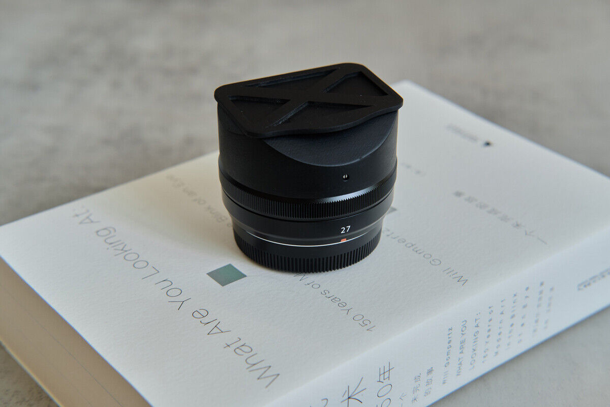 New Square Lens Hood For Fujifilm XF27 f2.8 Bayonet Fixing New Square Lens Hood For Fujifilm XF27 f2.8 Bayonet Fixing