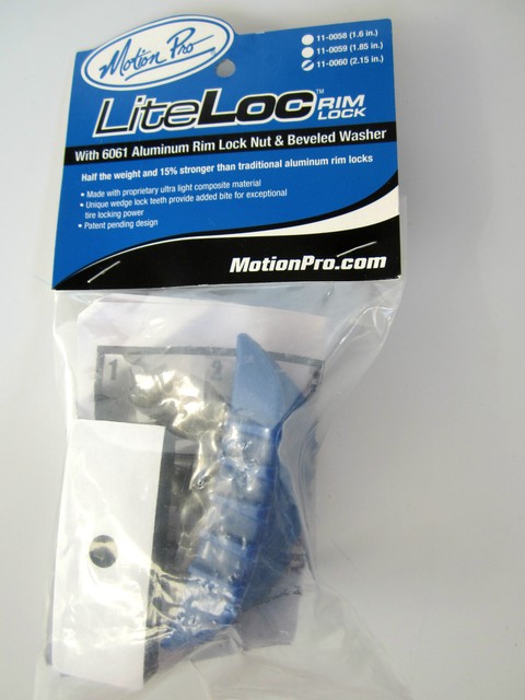 Motion Pro - 11-0060 - Lite Loc Rim Lock with Aluminum Nut and Beveled ...
