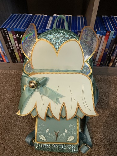 Loungefly Winter Holiday Tinkerbell Mini Backpack and Wallet Set | eBay