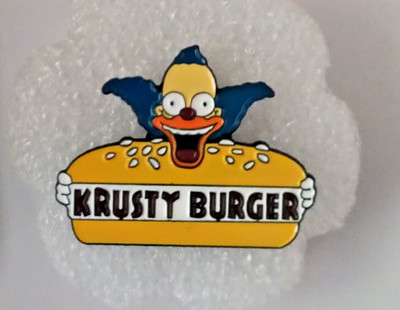KRUSTY THE CLOWN PIN-2 OR MORE PINS $5.49 SHIPPING-SPEND $20 SHIPPING ...