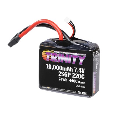 Trinity/Epic 10000mAh 2S6P 7.4V 220C Drag Racing XT90 TRI-1005 | eBay
