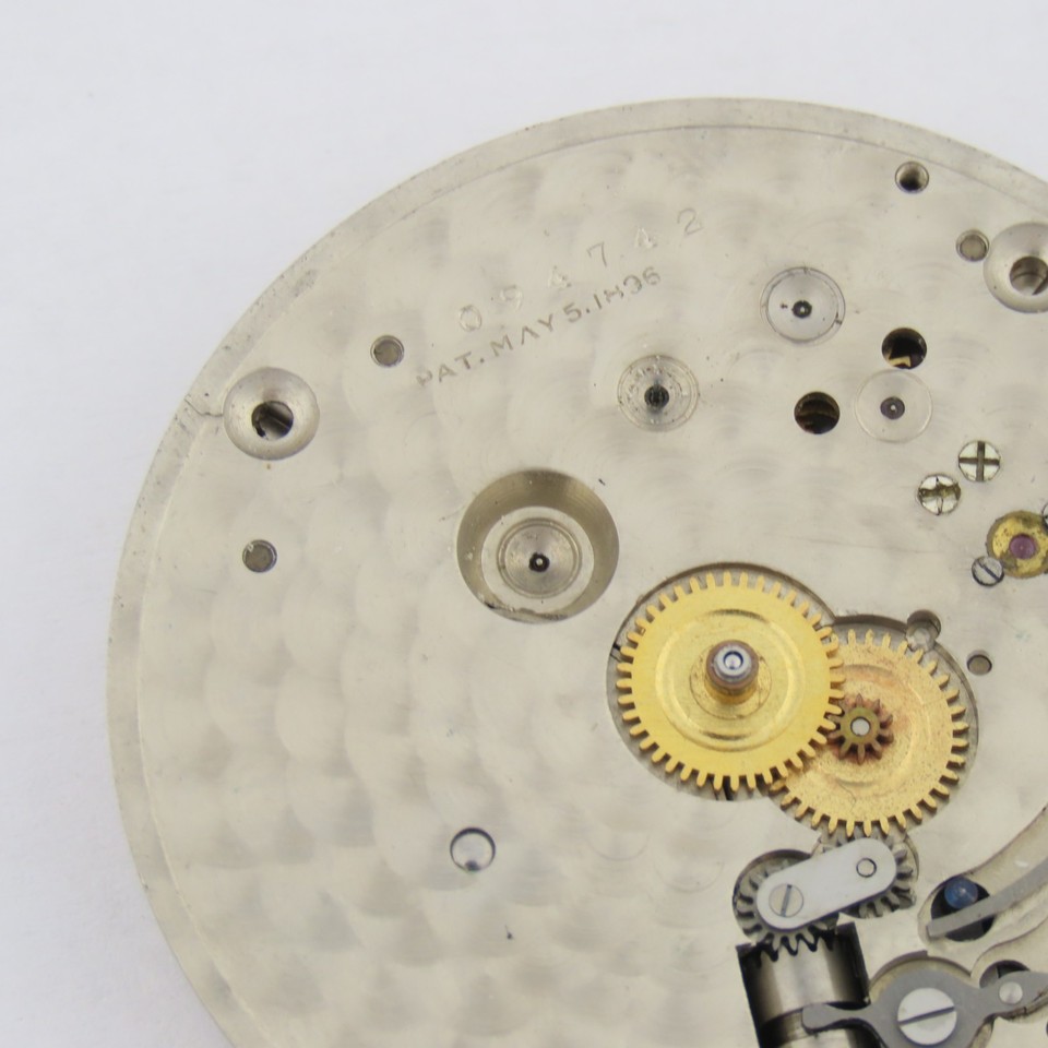 Hamilton 16 Size 974 Nickel Open Face Pocket Watch Movement | eBay