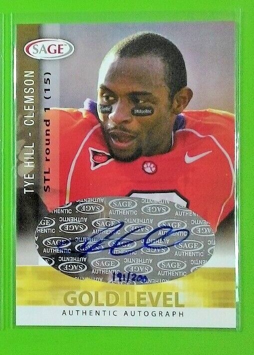 NFL Auto variation NCAA football college RC autograph CLEMSON TIGERS ...