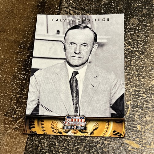 2012 Panini Americana CALVIN COOLIDGE U.S. United States Presidents ...
