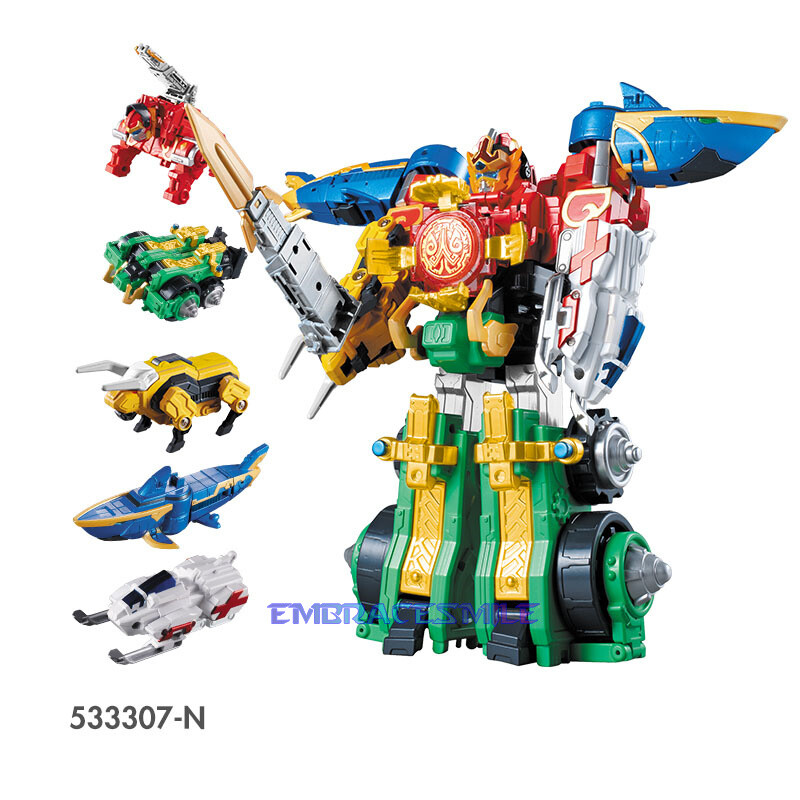 Gaint Saver Battle Strike Team Giant Braver Transformation Robot Figure ...