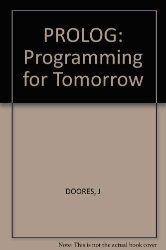PROLOG: Programming for Tomorrow 9780905104522 | eBay