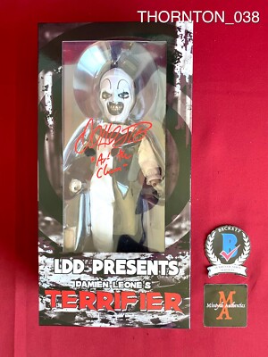 David Howard Thornton Art the Clown signed Living Dead Doll Terrifier ...
