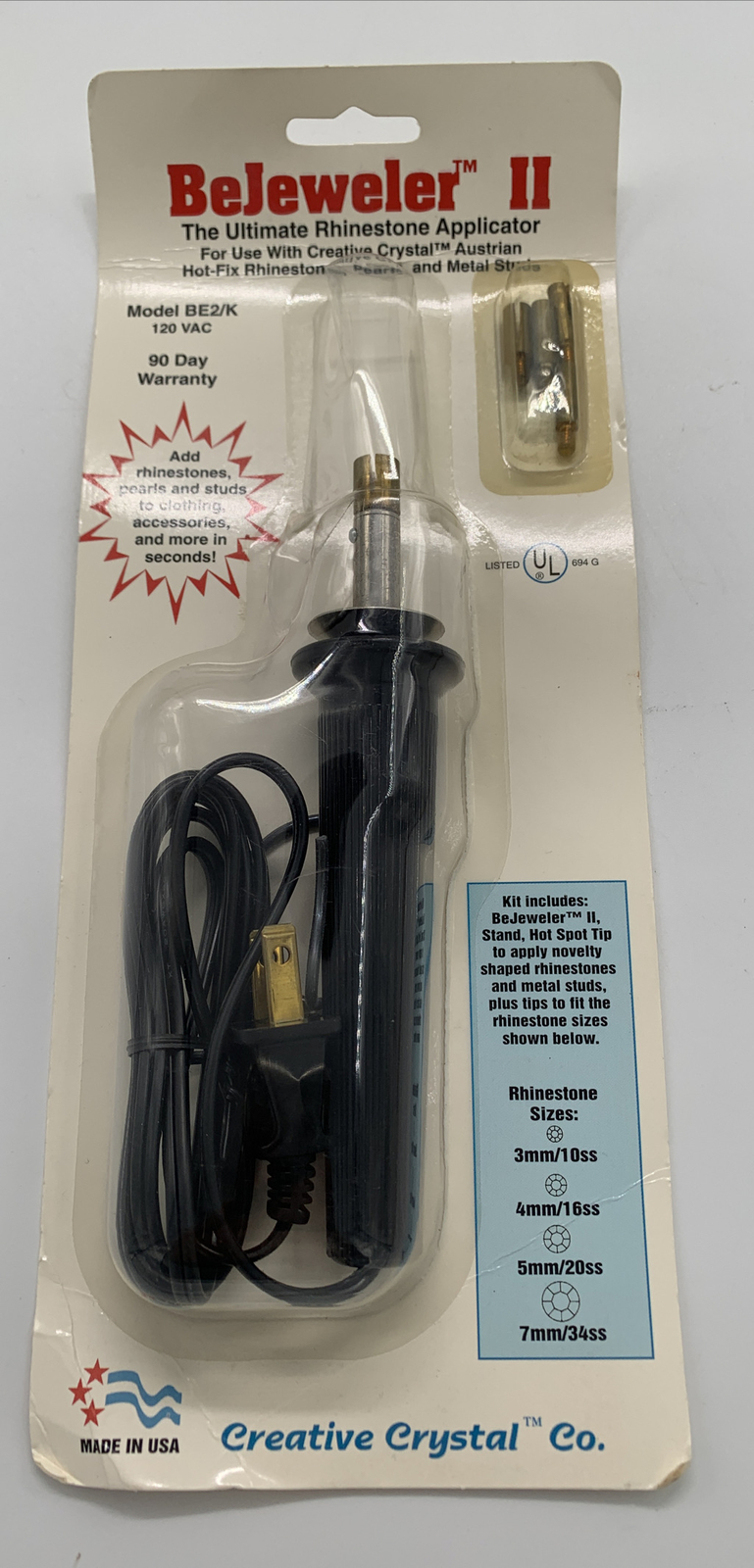 Creative 6700a Bejeweler Pro Hot Fix Crystal Rhinestone Applicator Wand ...