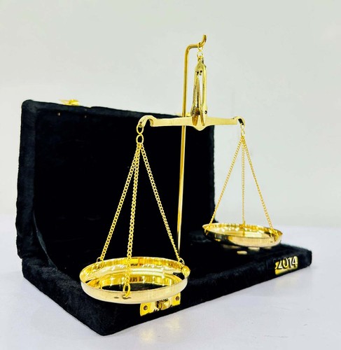 Old Traditional Goldsmith Weight (tarazu) showpiece Brass Weighing ...