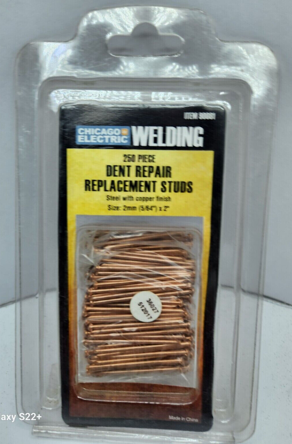 250 pieces Dent Repair Spot Welding Sheet Metal Stud Weld 2mm (5/64 in ...