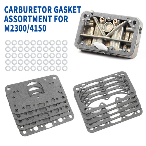 For M2300 / 4150 Style Carburetor Fuel Non-stick Gasket Assortment ...