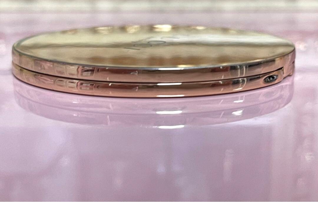 Gucci Compact Mirror Magnifying Glass Novelty Gold Round D7.5×0.6cm ...