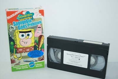 RARE SpongeBob SquarePants Goes Prehistoric 2004 VHS Promo Screener ...