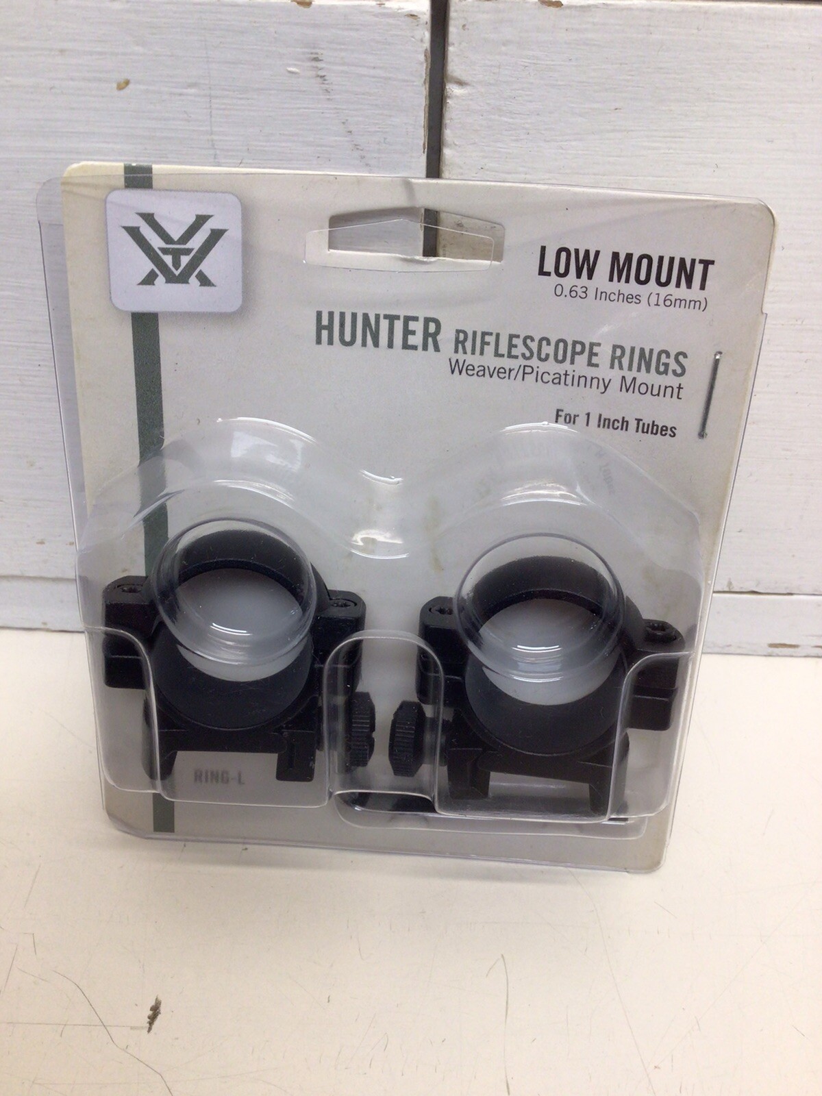 Vortex 1-Inch Riflescope Low Rings: Picatinny/Weaver Mount, Set of 2 ...