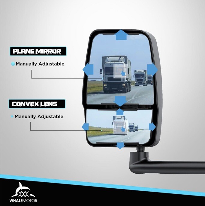 Driver Side Tow Mirror Compatible with 2003-2019 Chevy Express/GMC ...
