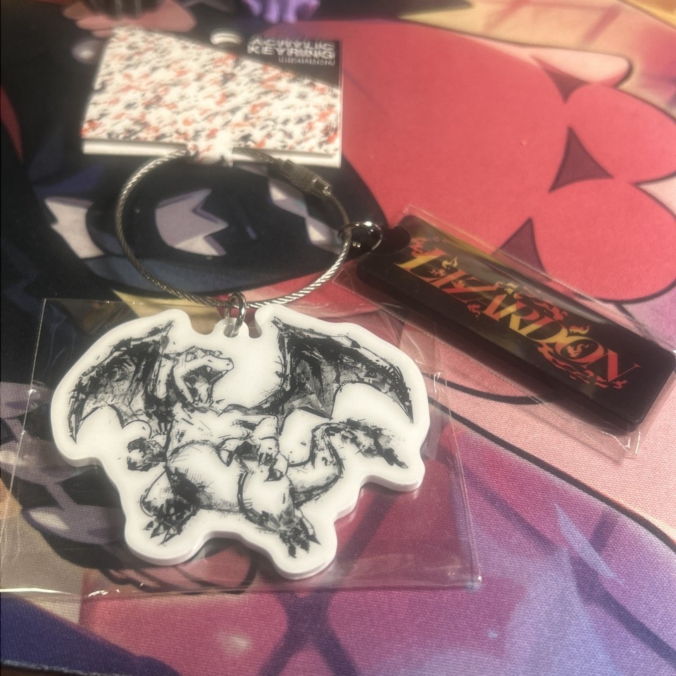 Pokemon Center Acrylic Key Ring LIZARDON Pokemon Charizard | eBay