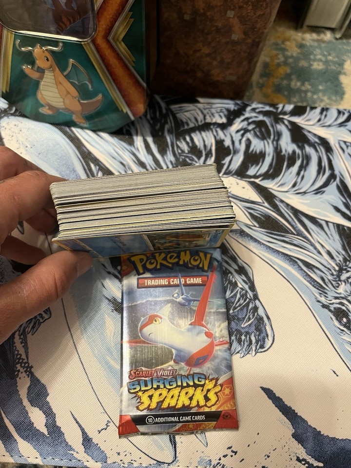 95 card Pokemon lot with surging sparks pack fresh- pokemon tcg lot | eBay