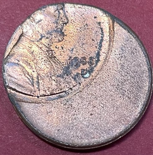 1988 D OFF CENTER ERROR Lincoln Memorial Cent Denver Mint Coin | eBay