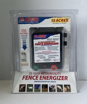 Fi-Shock Electric Medium Duty Fence Energizer SS-550X Fi Shock 15 Acres ...