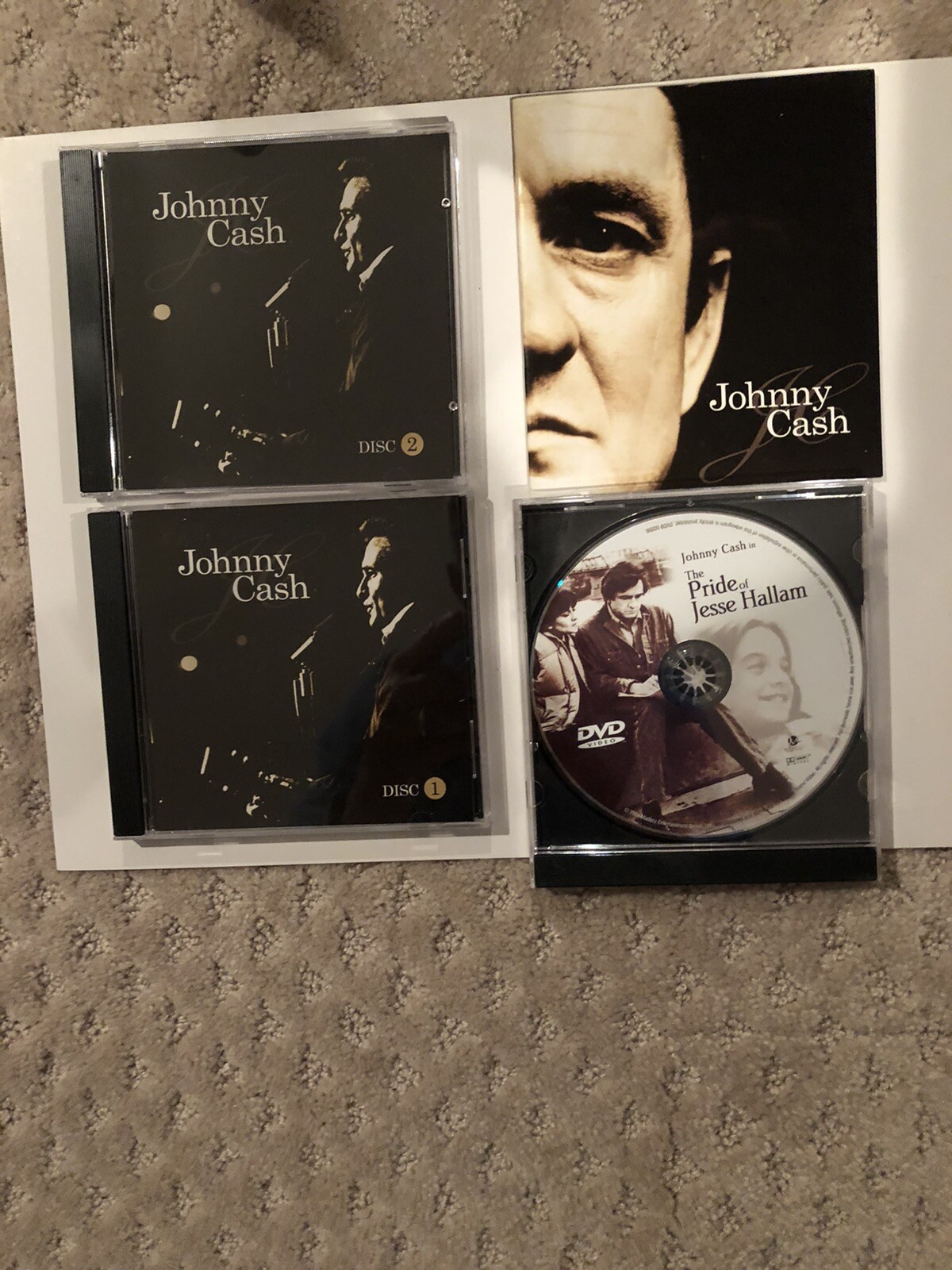 Johnny Cash 3 Disc Metal Box Set ( 2 CDs / 1 DVD / 1 Booklet 2006) | eBay