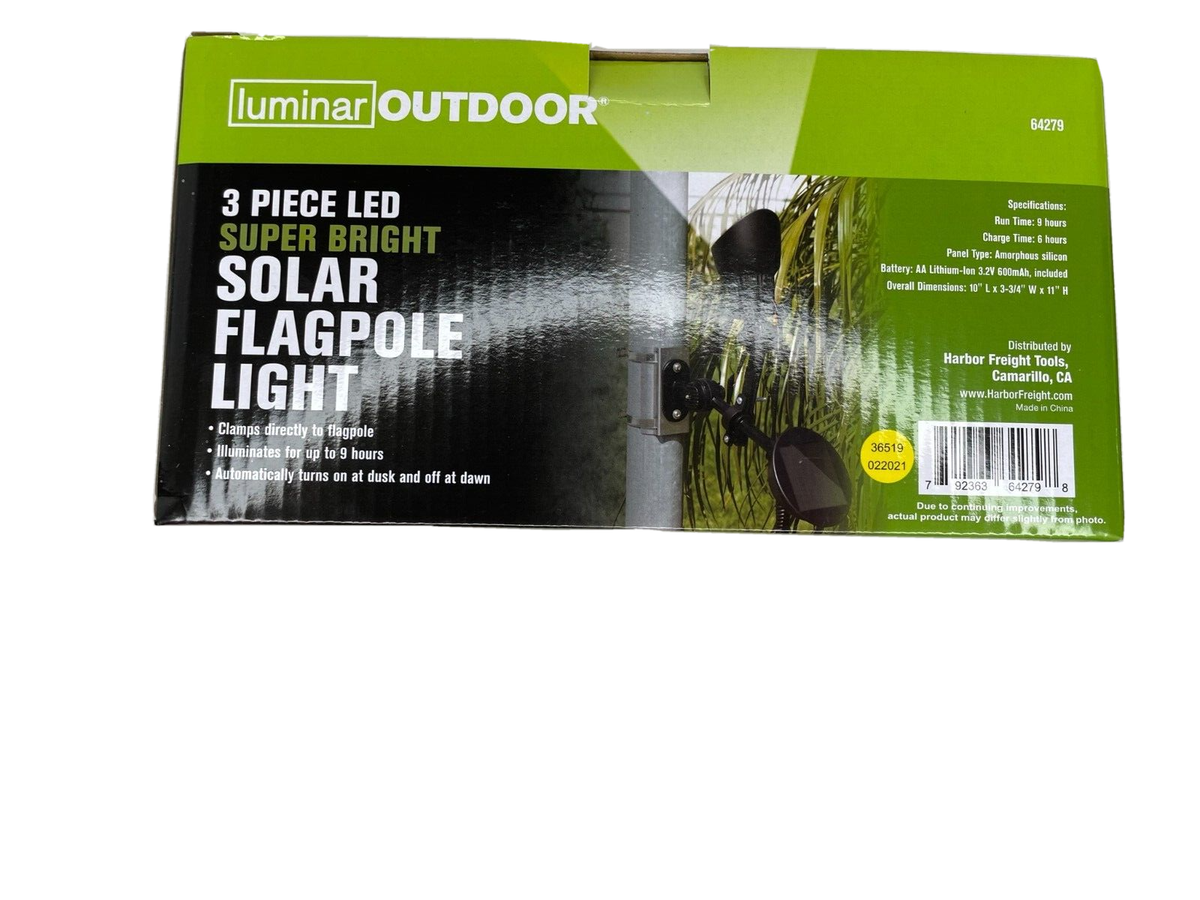 Harbor Freight Flag Pole Light