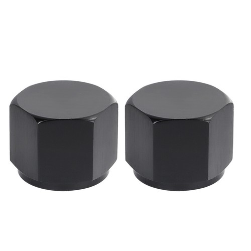 4AN Female AN Flare Fitting Cap Block Off Nut Aluminum Black 2Pcs | eBay