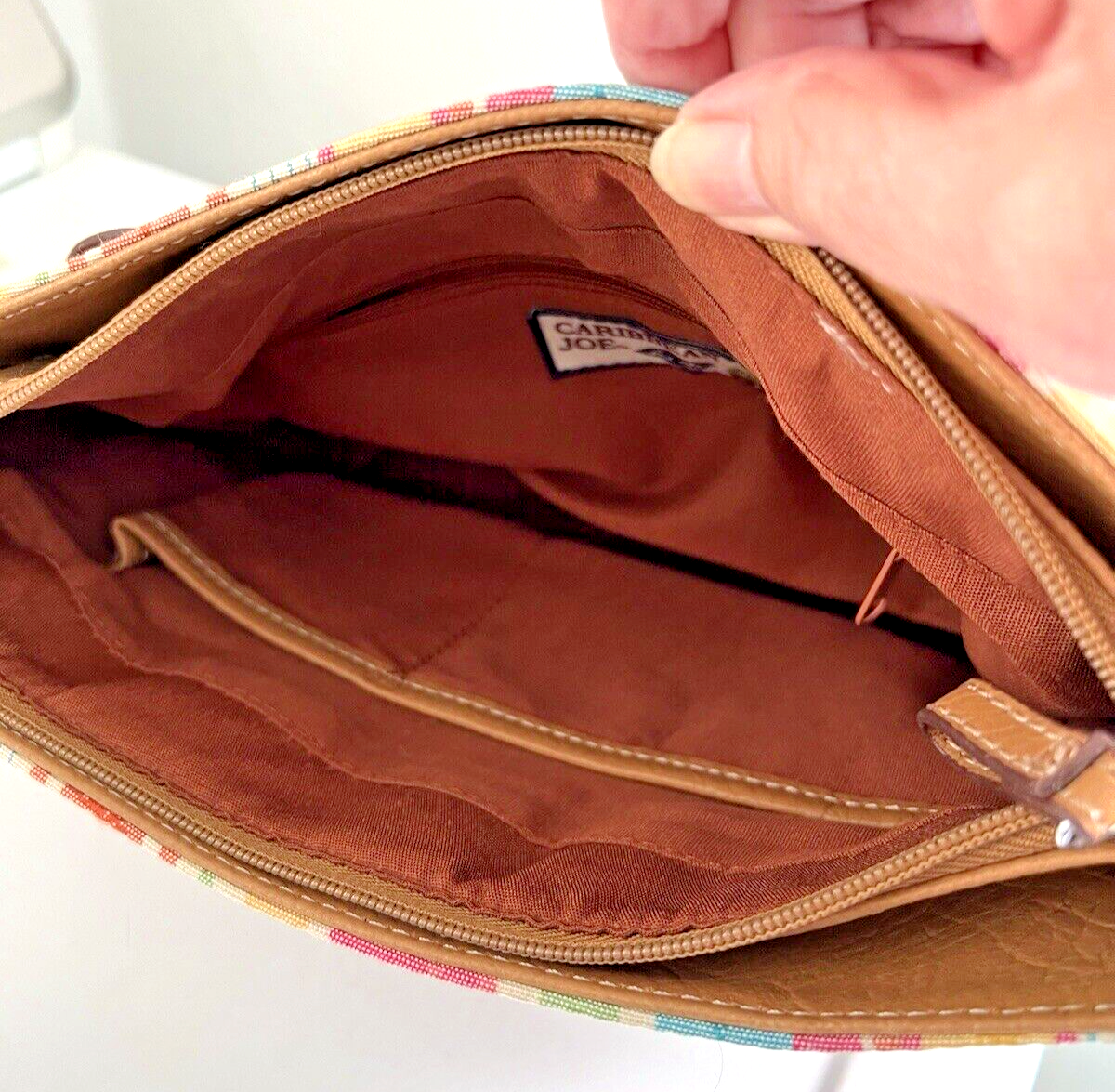 Women's Caribbean Joe Island Supply Co Shoulder Bag Purse Pastel ...