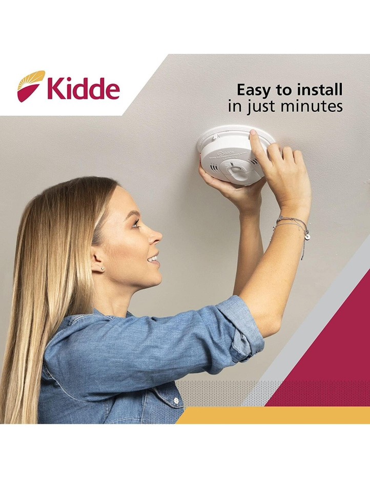 Kidde 21006377 Hardwired Combination Carbon Monoxide & Smoke Alarm KN ...