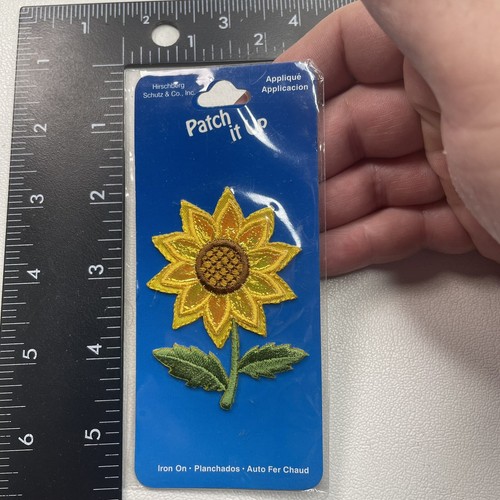 Yellow Flower SUNFLOWER Patch 20N2 | eBay