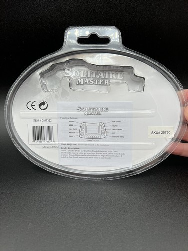 Solitaire Master Electronic Handheld Game Vegas Style Gm7352 for sale ...