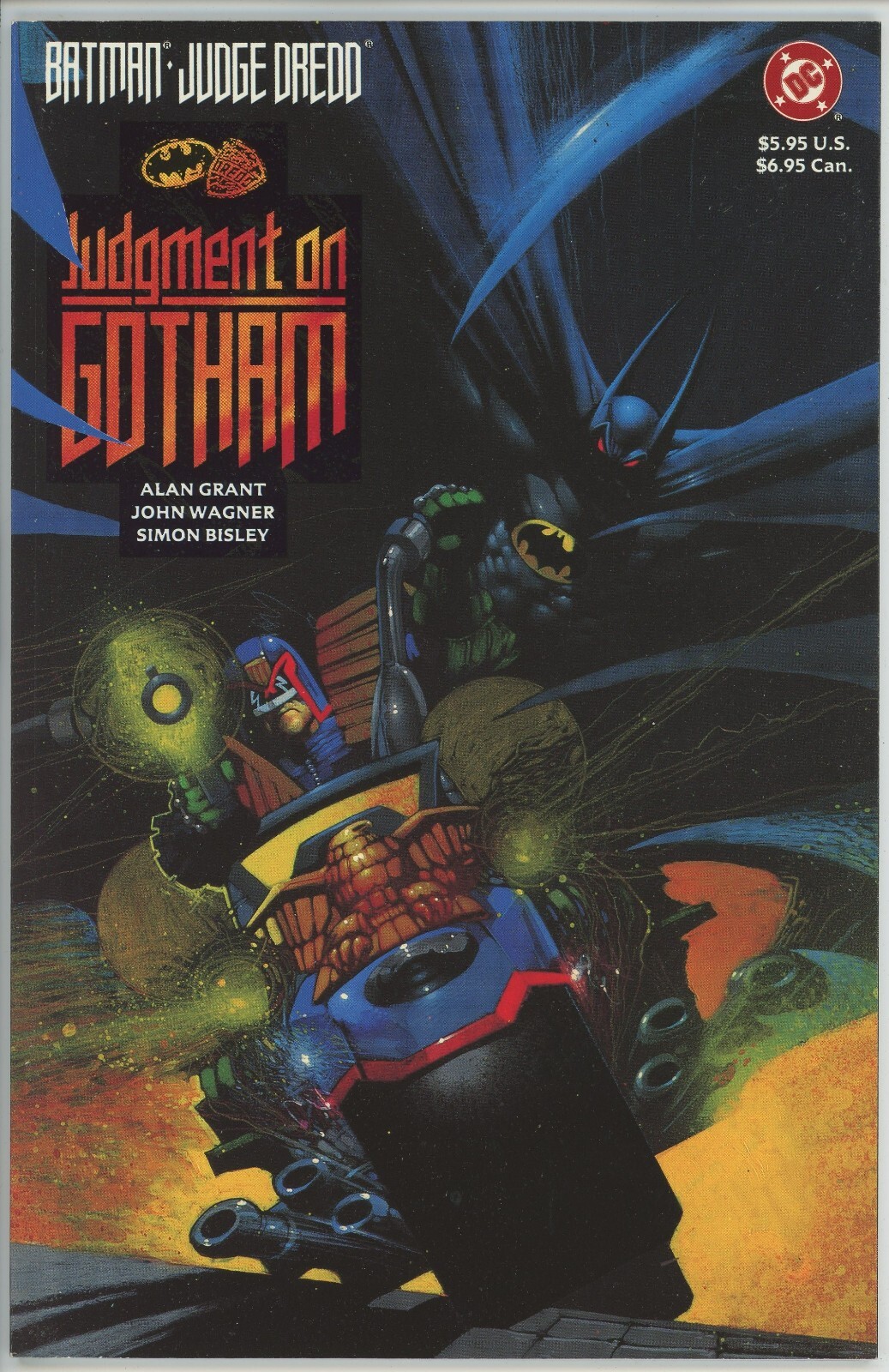 Batman Judge Dredd Judgment on Gotham #1 (1991) - 9.4 NM *TPB* | eBay