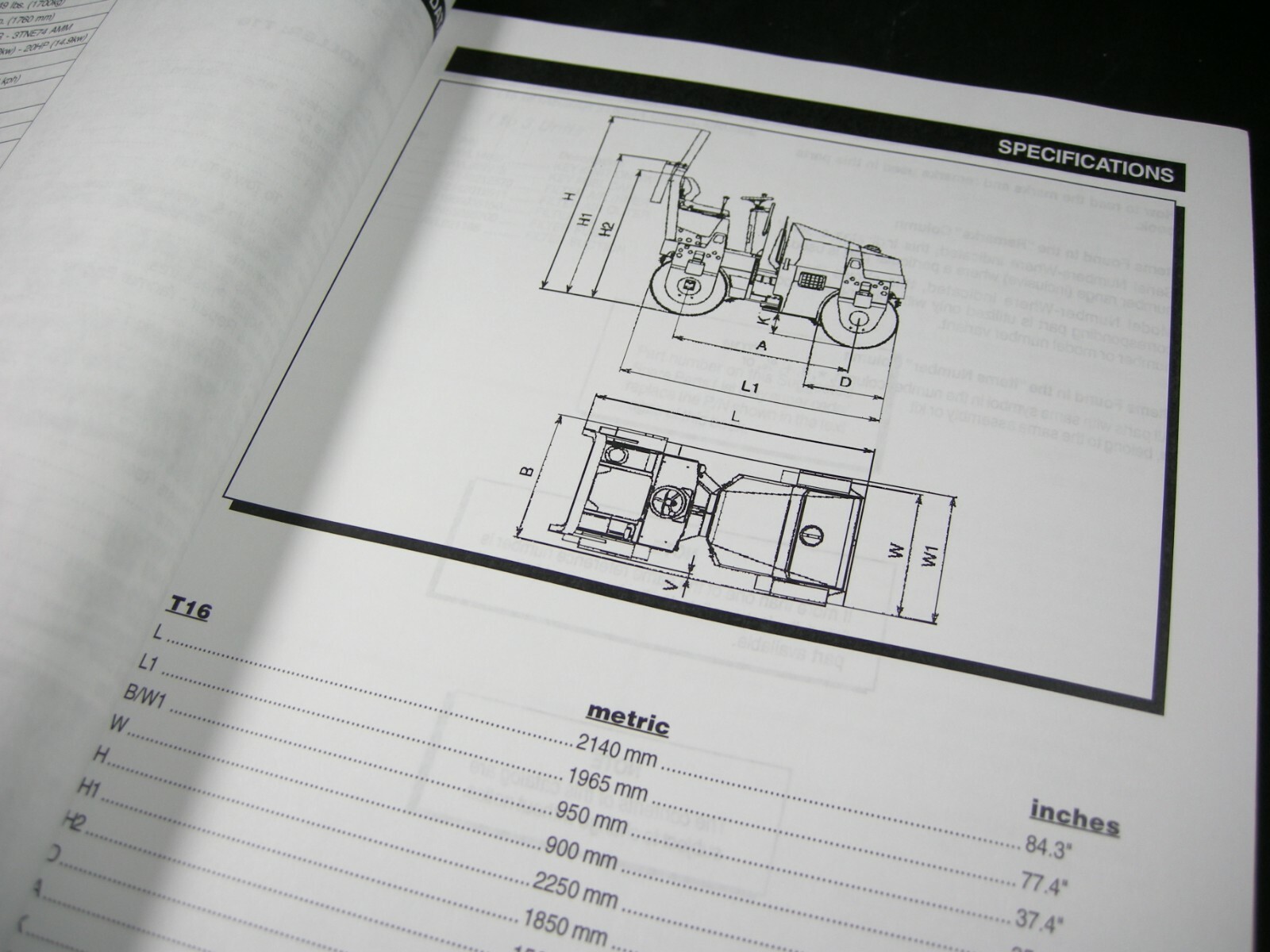 Rammax Tandem Vibratory Roller T16 Parts Operation Owners Manual Book ...