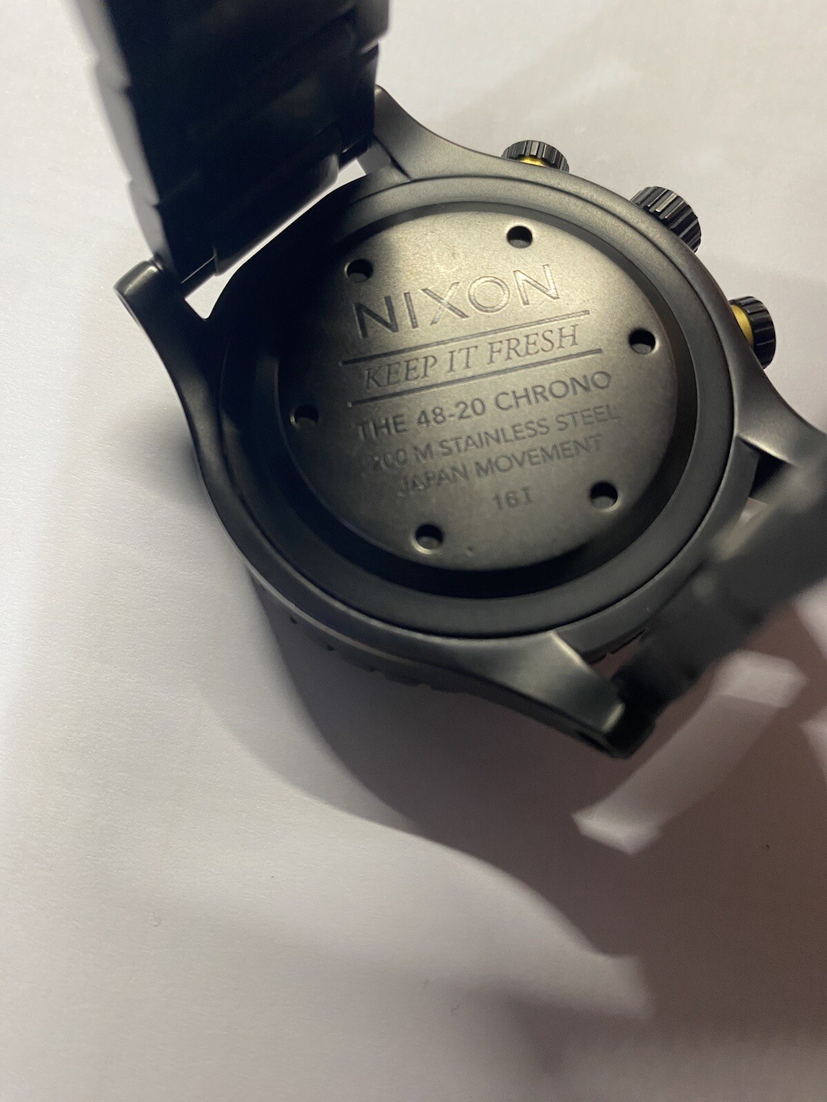 Nixon 45mm Watch Black Case - Black Band | eBay