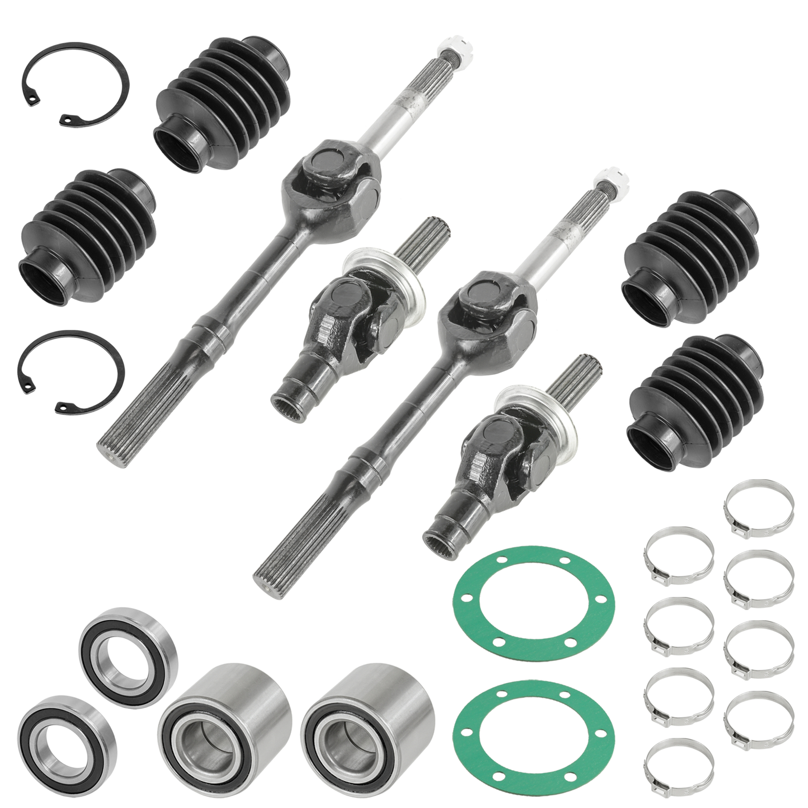 Rear Axle Drive Shaft Kit For Kawasaki Mule 3010 KAF620 4x4 2004 - 2008 ...