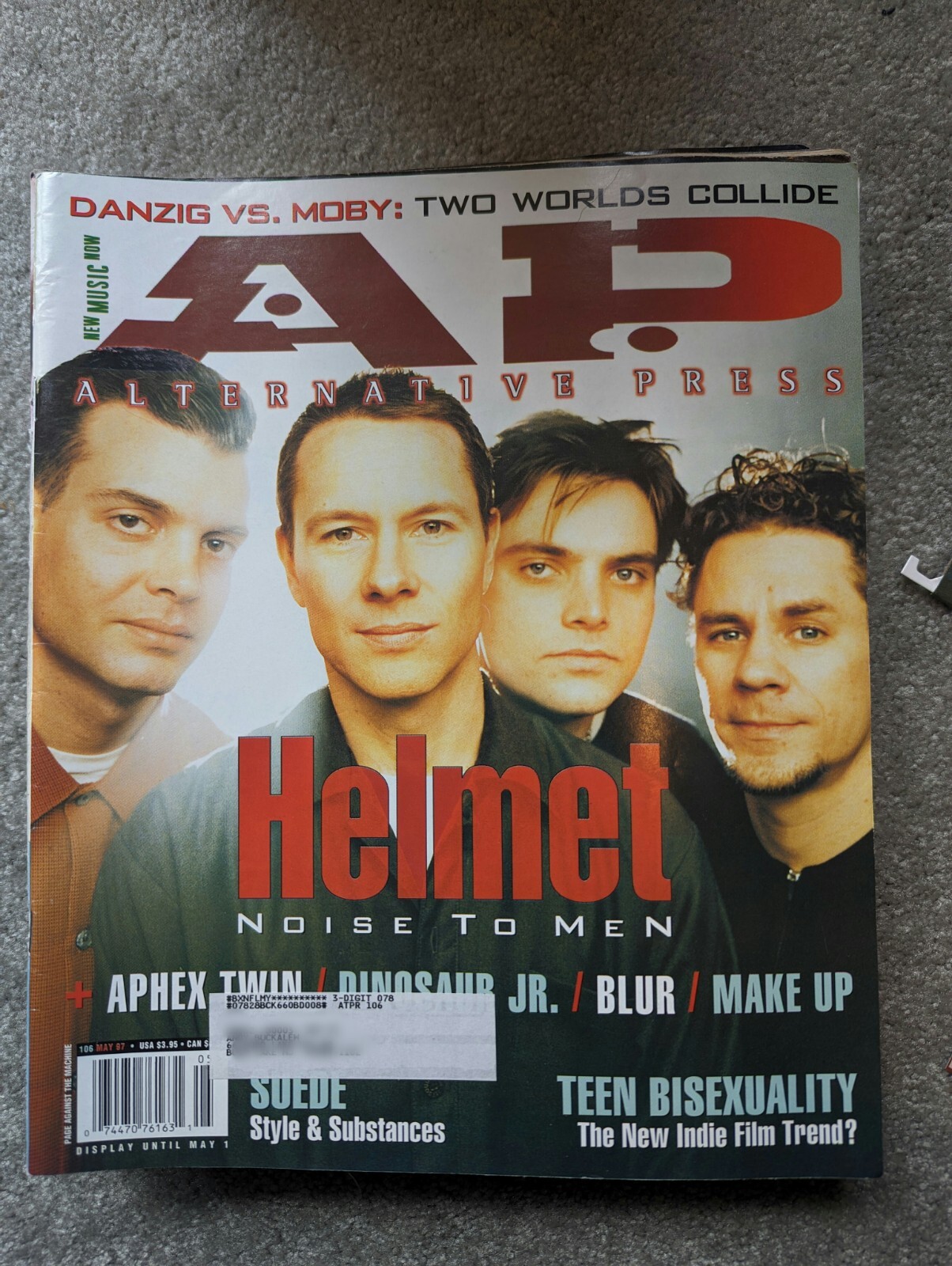 AP Alternative Press Magazine May 1997 Helmet Aphex Twin Dinosaur Jr ...
