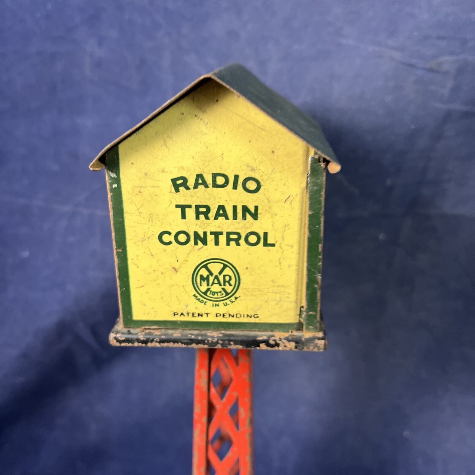 Vintage Marx Radio Train Control Tower No. 7 Tin Litho O Gauge | eBay
