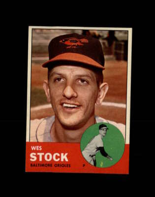 1963 Topps Baseball #438 Wes Stock STARX 7 NM CS62636 | eBay