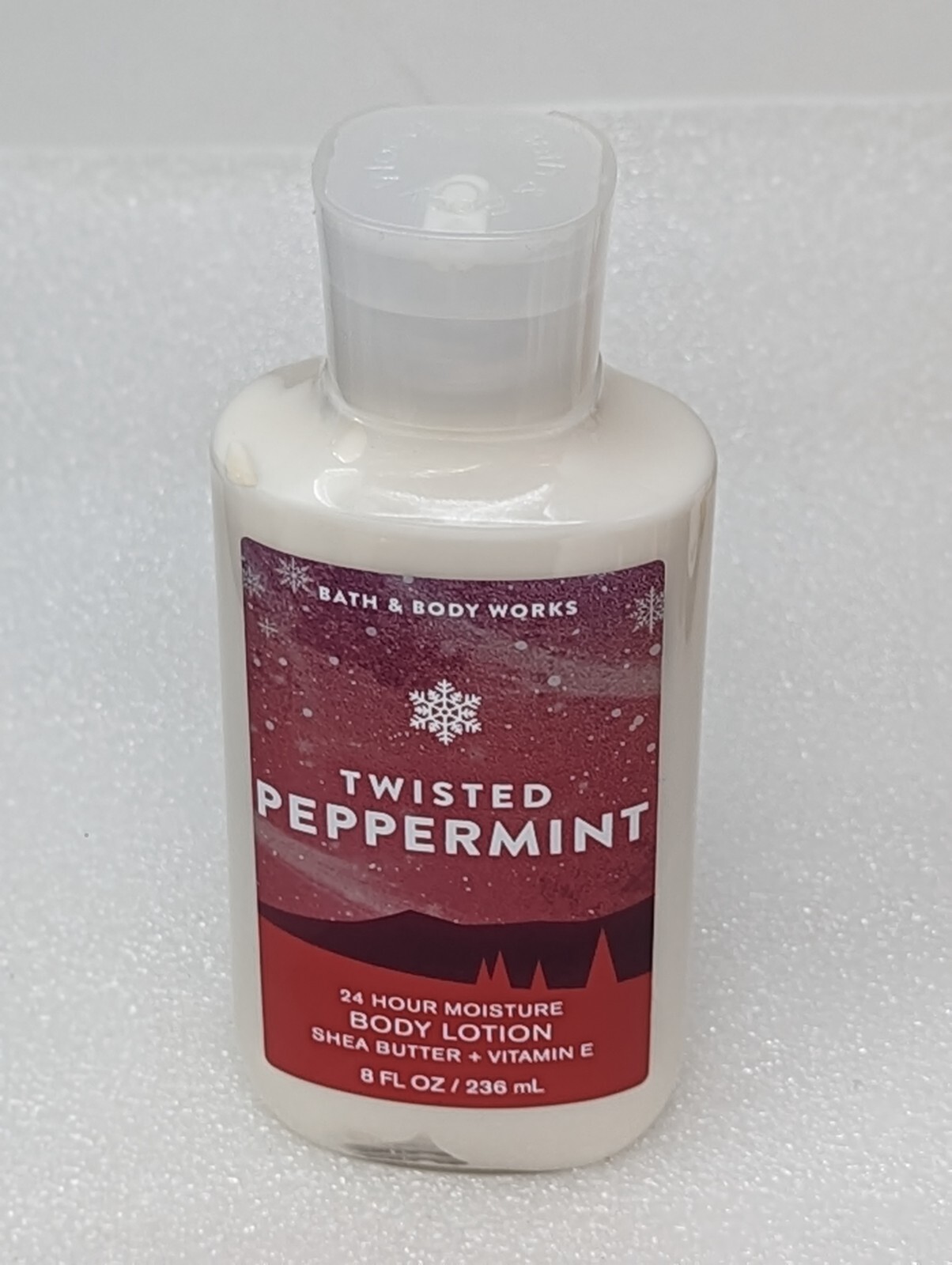 Bath & Body Works Twisted Peppermint 24 Hour Moisture Body Lotion 8 oz ...