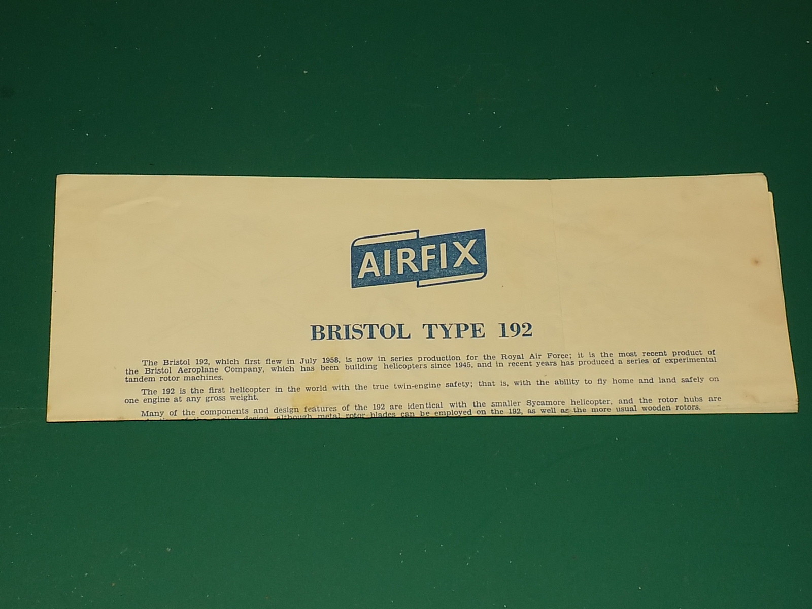 Vintage Airfix Instructions from Model Kits - Select From List | eBay