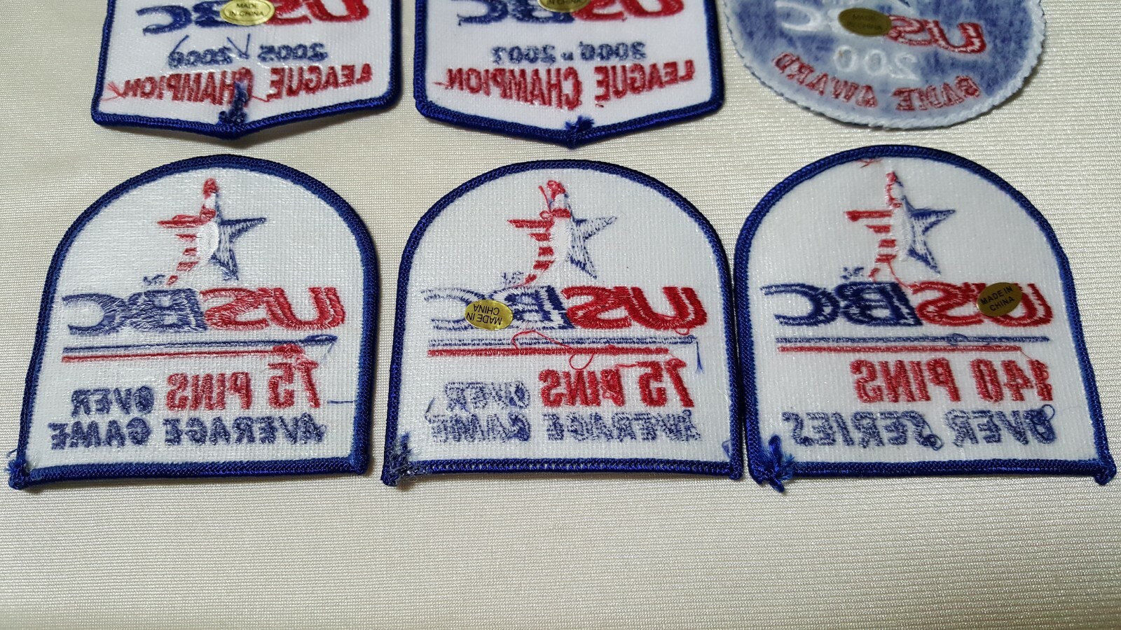 Lot 0f 7 USBC Bowling Patches-1 is a Key Chain Patch | eBay