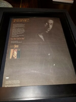 Babyface For The Cool In You Rare Original Radio Promo Poster Ad Framed ...