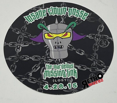 Insane Clown Posse The Marvelous Missing Link (LOST) 5” Sticker ICP ...