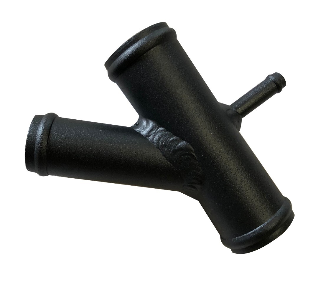 Aluminium Coolant Y Hose Pipe Flange Housing For 1K0121087H 2.0 TFSI VW ...