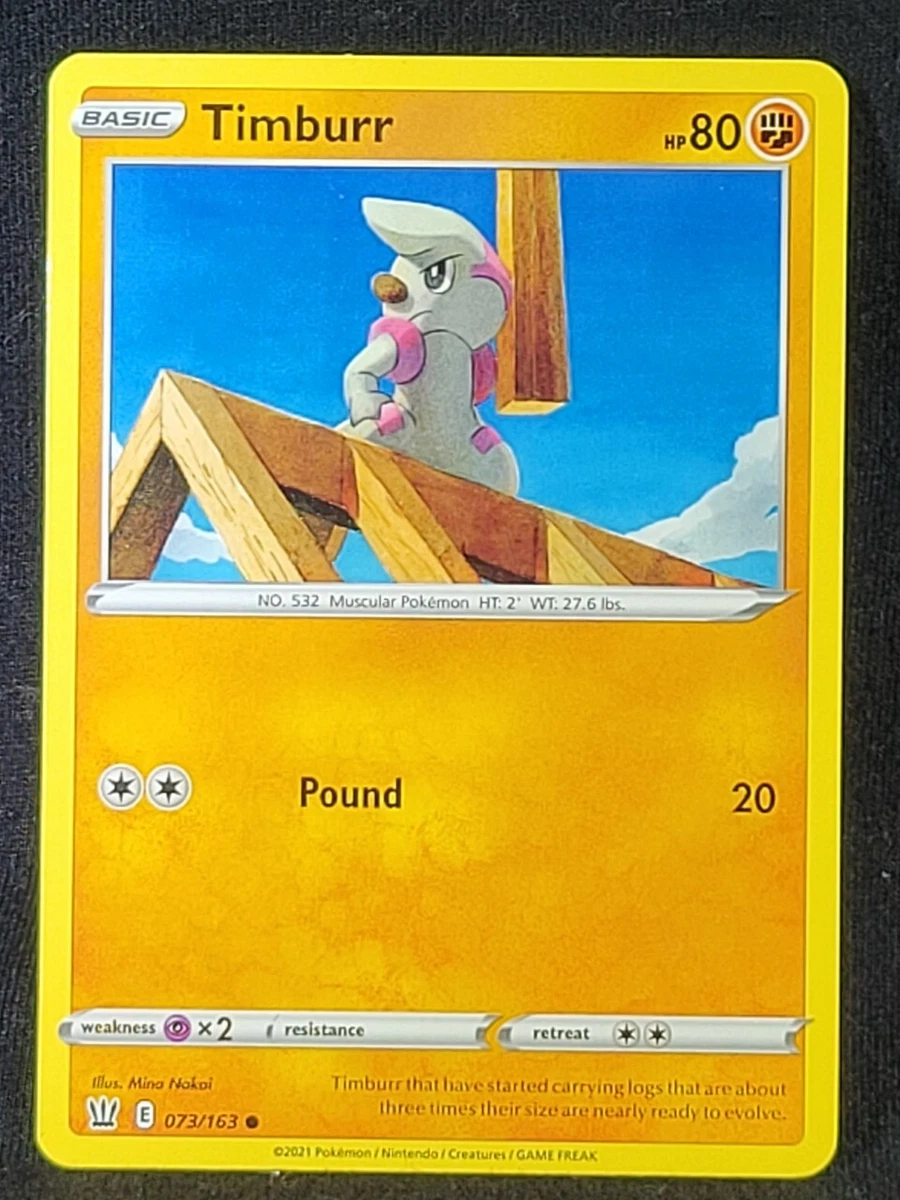 Pokemon Timburr Evolution