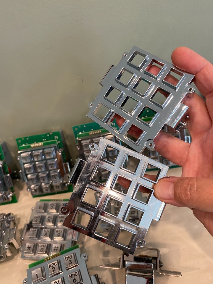 Vintage Payphone Parts Lot Keypad Assembly Parts Circuit Boards (All As ...