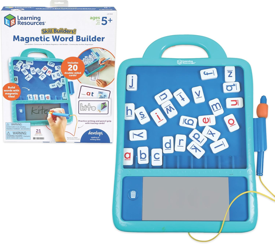Skill Builders Magnetic Word Builder, Learn to Read, Phonetic Alphabet ...